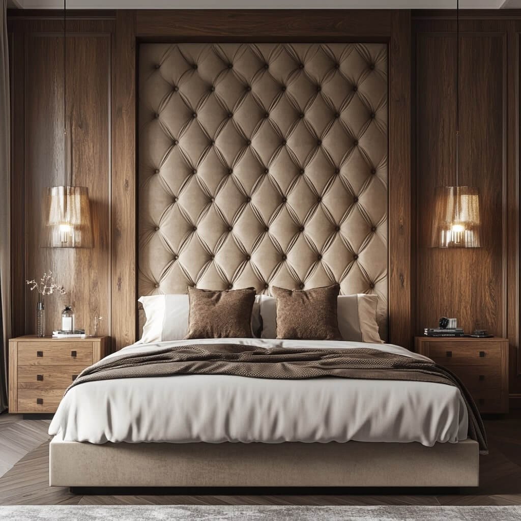 15+ Amazing Bed Headboard Design Ideas For Your Master Bedroom