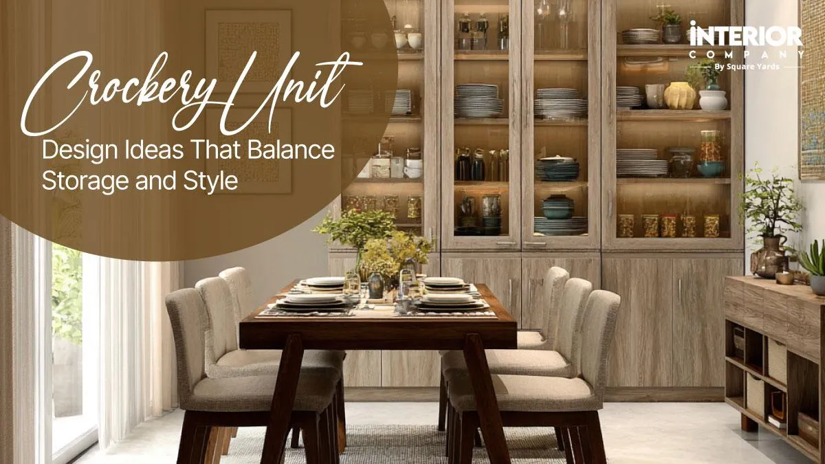 18+ Stunning Crockery Unit Design For Your Kitchen and Dining Area